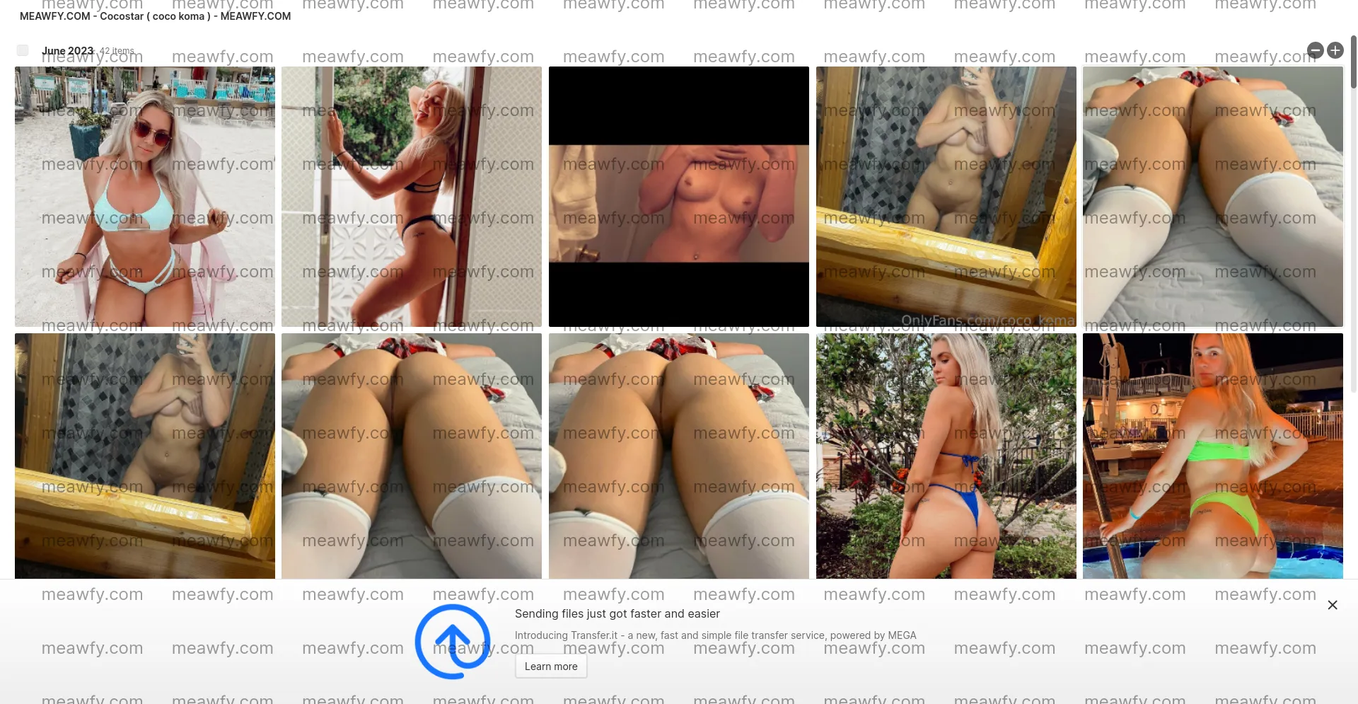 Cocostar ( Coco Koma ) - 1.969 GB Mega Folder | Meawfy