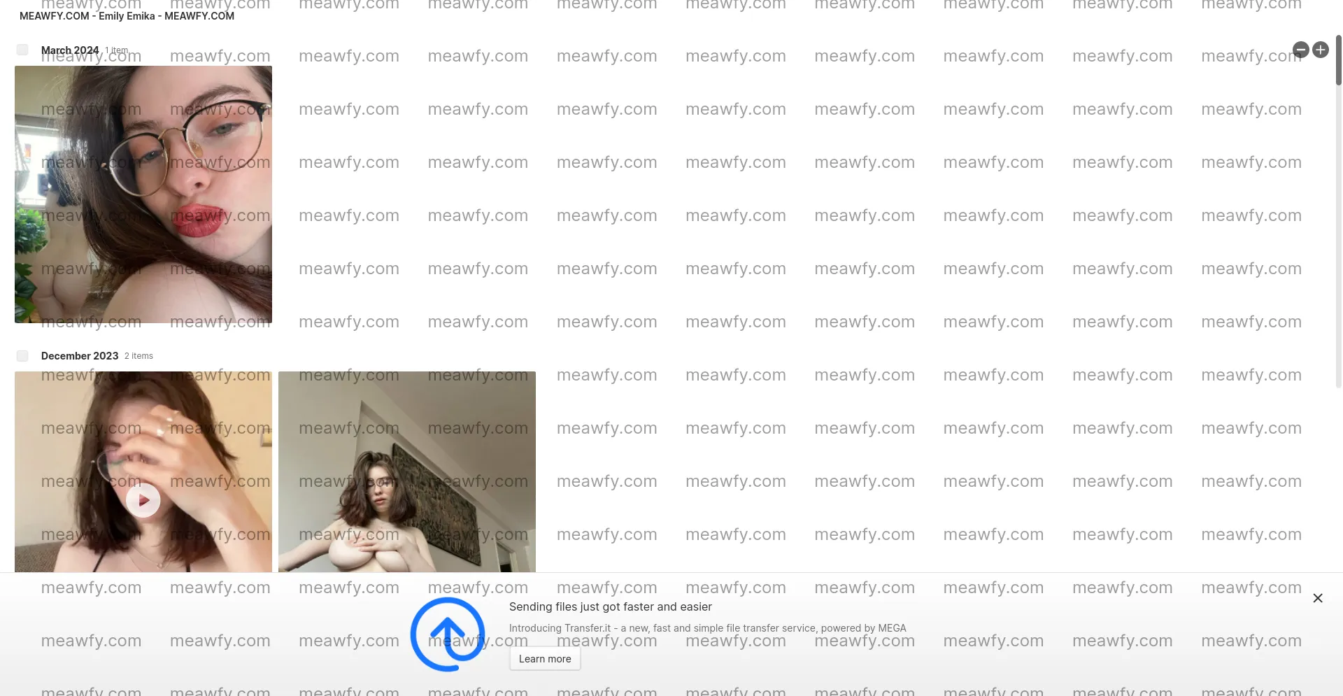 Emily Emika - 893.3 MB Mega Folder | Meawfy